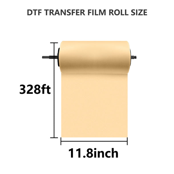 Procolored DTF Gilt Veil Transfer Roll Film 11.8 Inch x 328 FT——fit fo