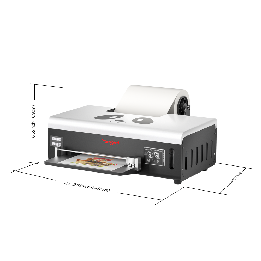 8.2" Single Head A4 DTF Printer L800 Roller Panda Gen-2 & Complete Bun ...